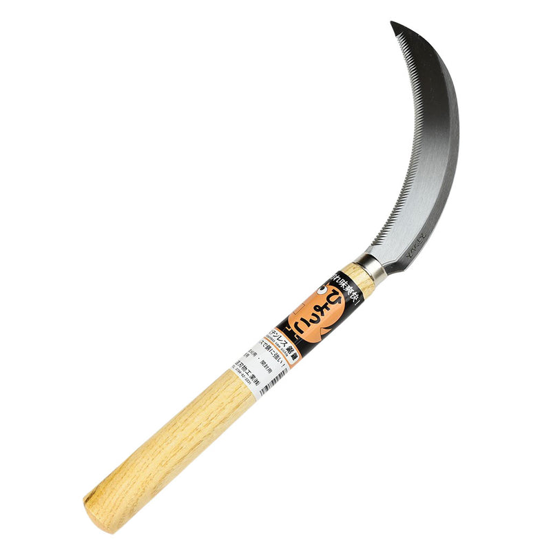 Japanese Stainless Steel Serrated Blade Hand Sickle – Garden Tool Company