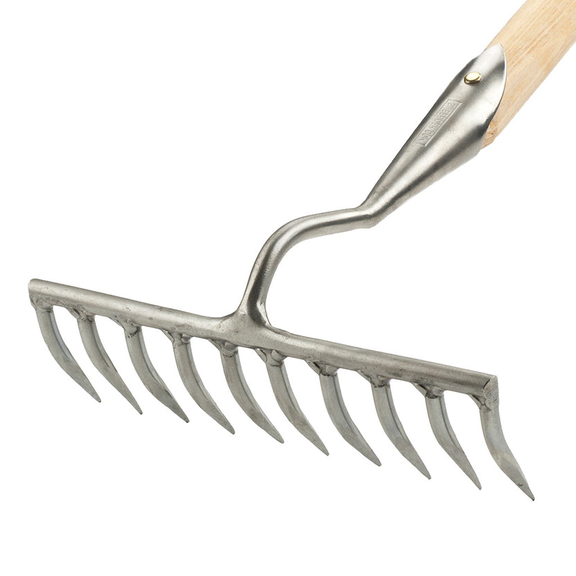 Sneeboer Narrow 10-Tine Garden Rake – Garden Tool Company