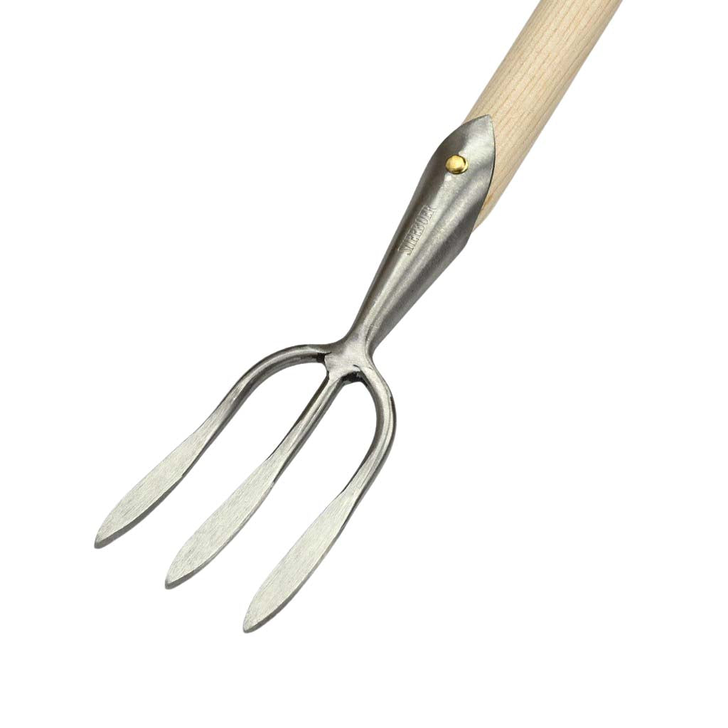 Sneeboer Long 3-Tine Garden Weeding Fork – Garden Tool Company