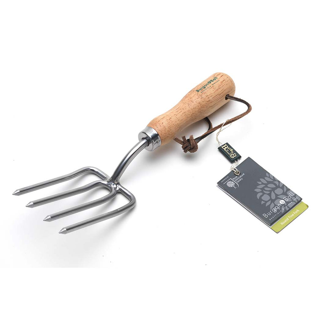 Burgon & Ball Round Tine Garden Hand Fork – Garden Tool Company