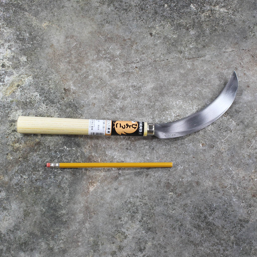 Japanese Stainless Steel Serrated Blade Hand Sickle – Garden Tool Company